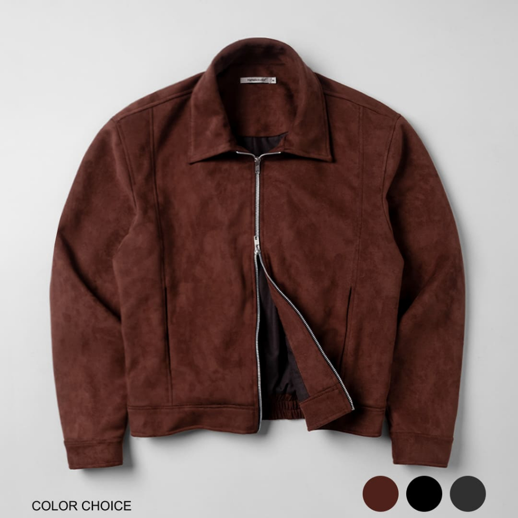 Jual Hamata Studios - Kairoth Suede Boxy Jacket Series | Shopee Indonesia