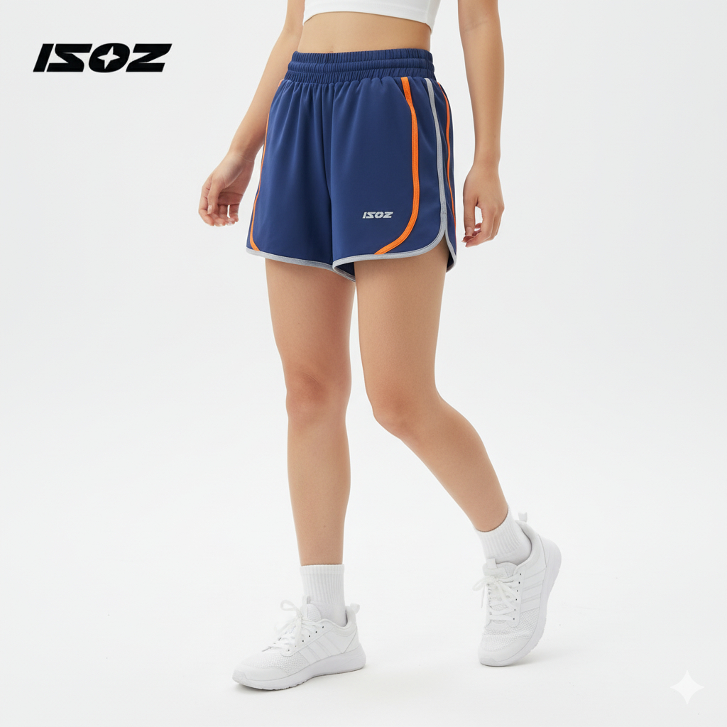 Jual ISOZ Active Short Dark Blue Grey - Celana Olahraga Lari Trendi ...