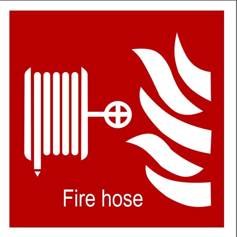 Jual STICKER SAFETY SIGN IMO SYMBOL FOR FIRE HOSES UK 15X15 | Shopee ...