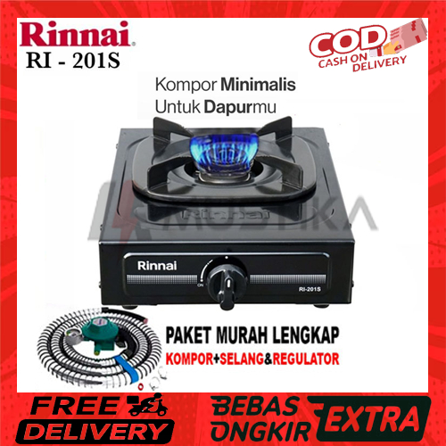 Jual Kompor Gas 1 Tungku Rinnai RI 201 S Kompor Rinnai 201s Kompor ...