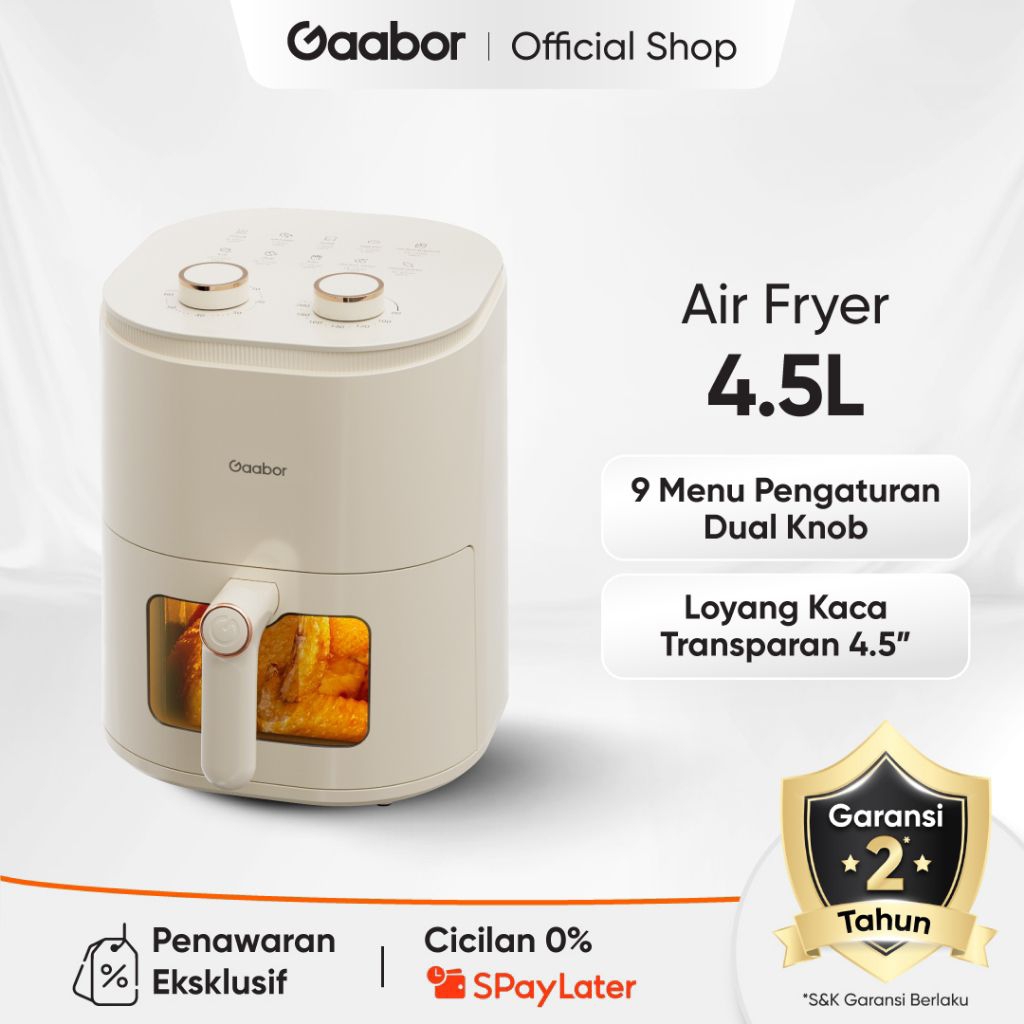 Jual gaabor air fryer AF-45M01A 4,5L | Shopee Indonesia