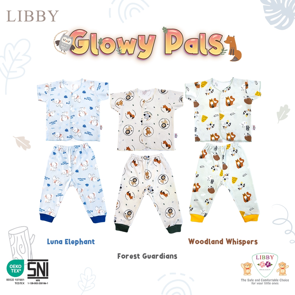 Jual LIBBY Setelan Baju Pendek Celana Panjang Newborn Bayi Laki - Laki ...