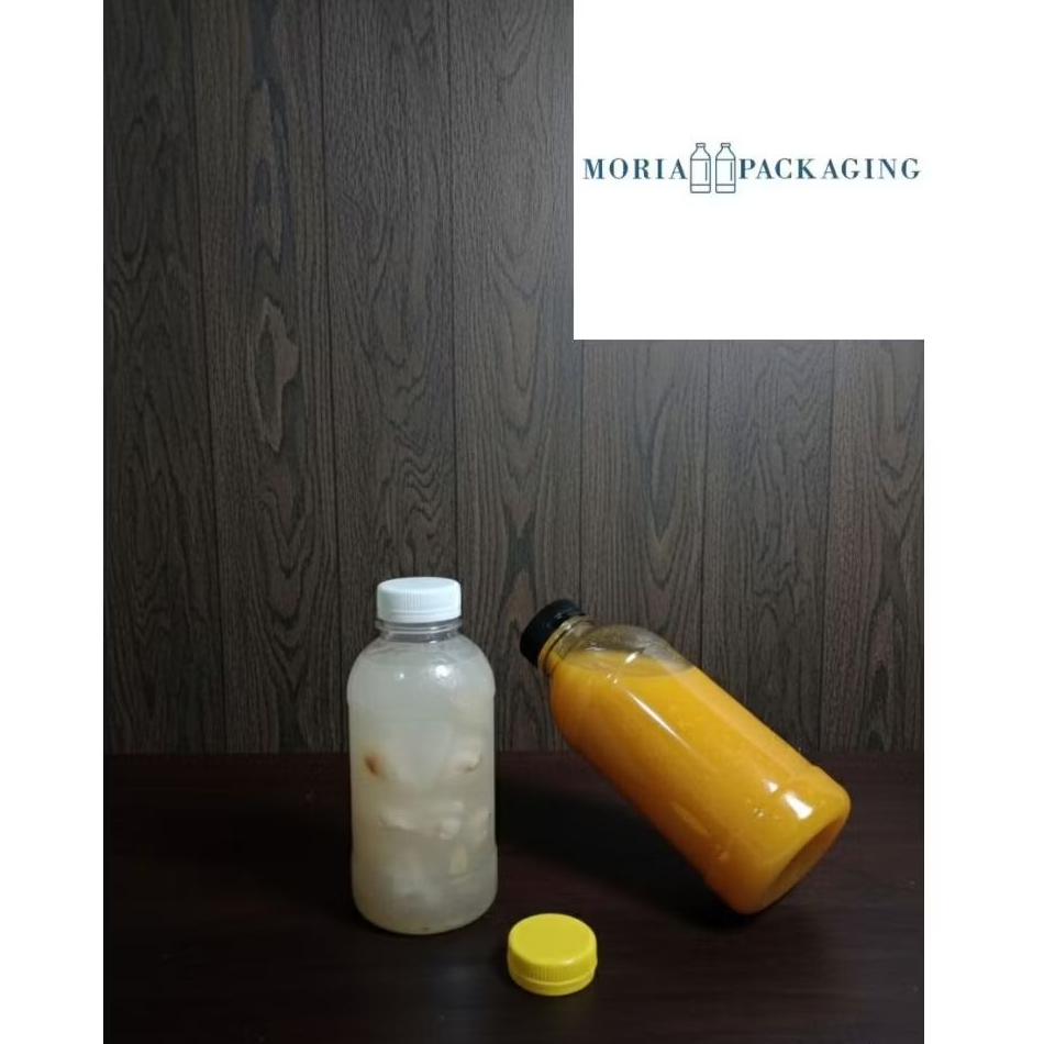 Jual Botol Cabe 200ml Clear PET / Botol Plastik 200ml Tutup SN Hitam ...