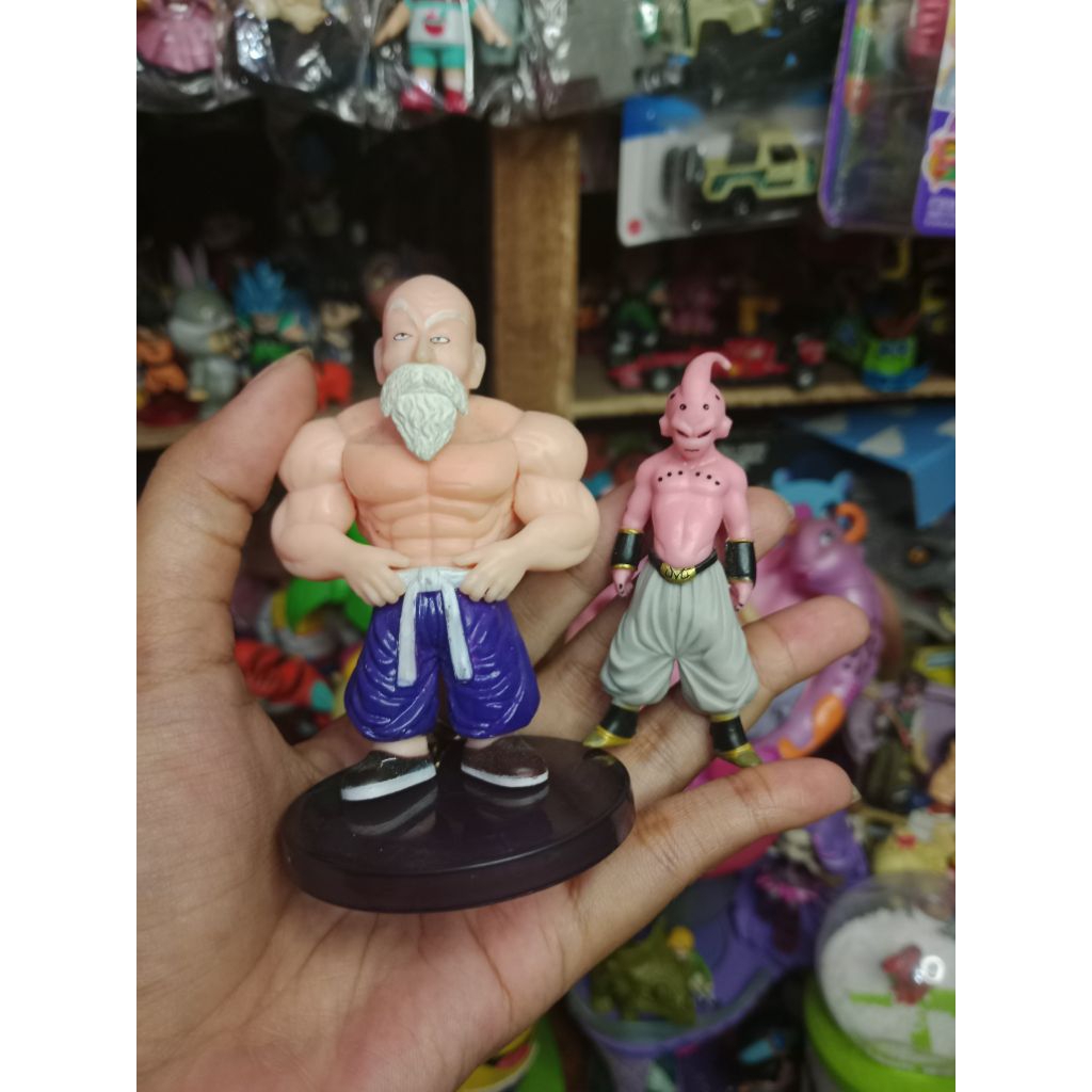 Jual figure dragon ball jin kura kamesennin master roshi dan majin boo ...