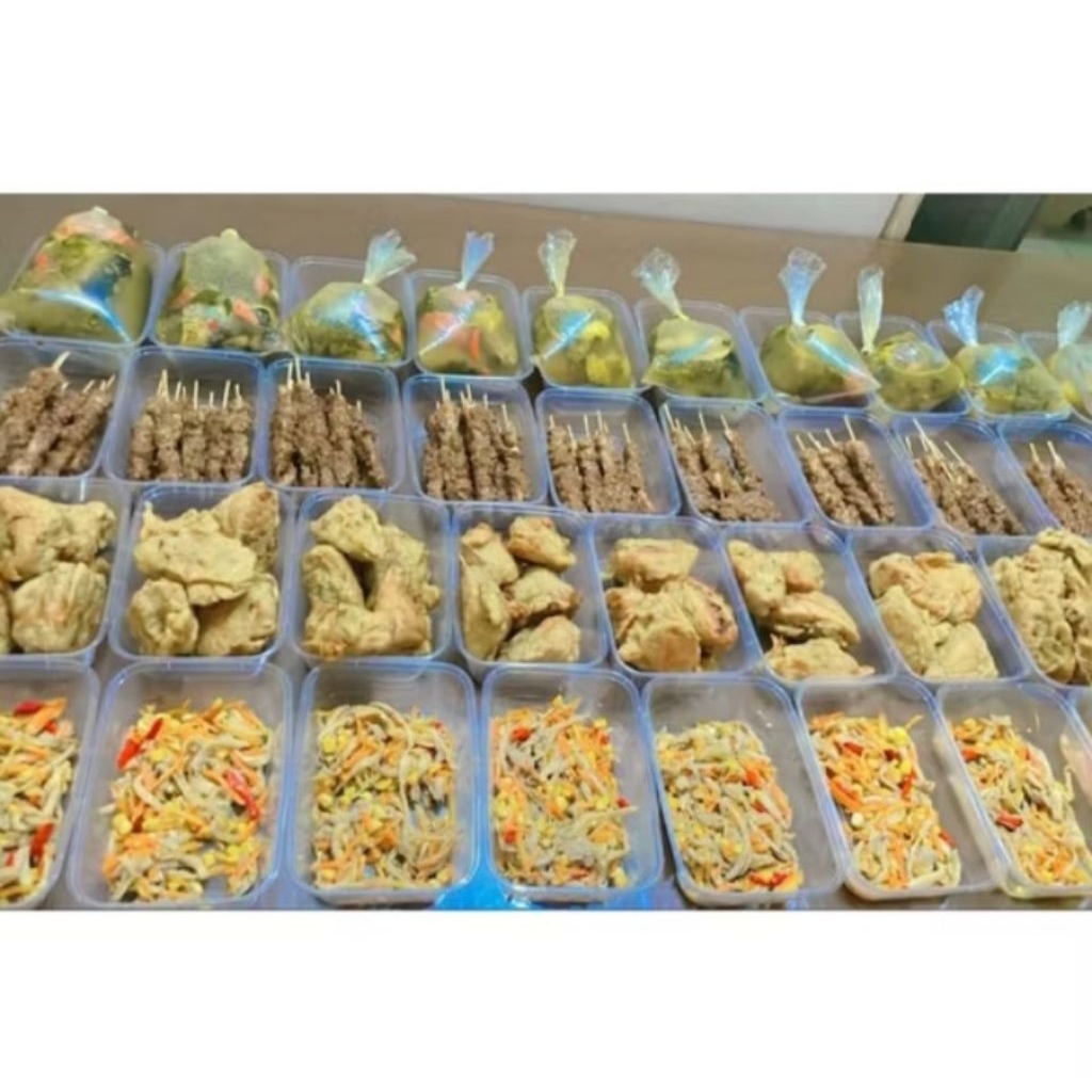 Jual Catering Bulanan 3 Menu (1 Lauk dan 2 Sayur bebas pilih) Tanpa ...