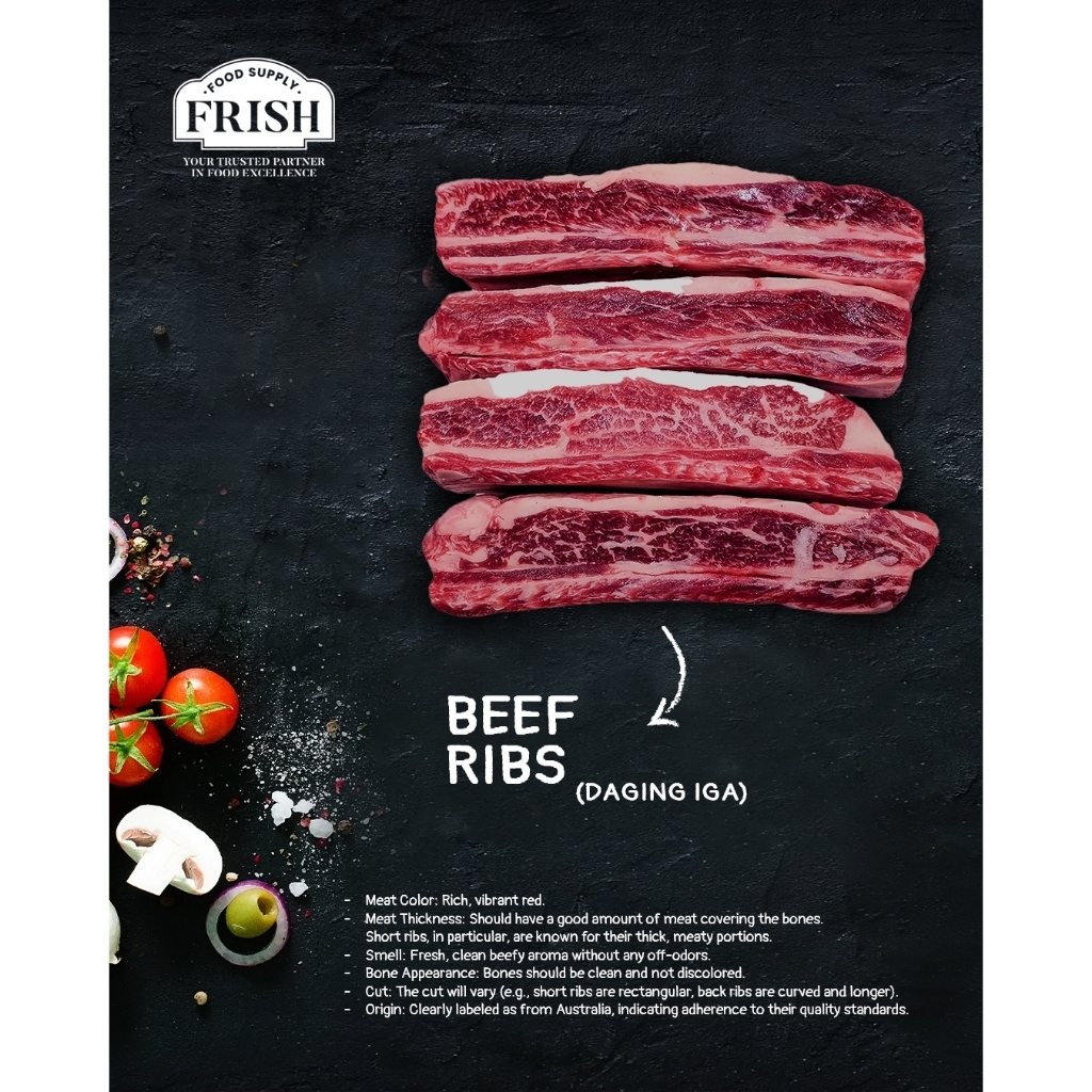 Jual AUS Beef Iga Super/Conro 1kg – Daging Iga Sapi Australia Fresh ...