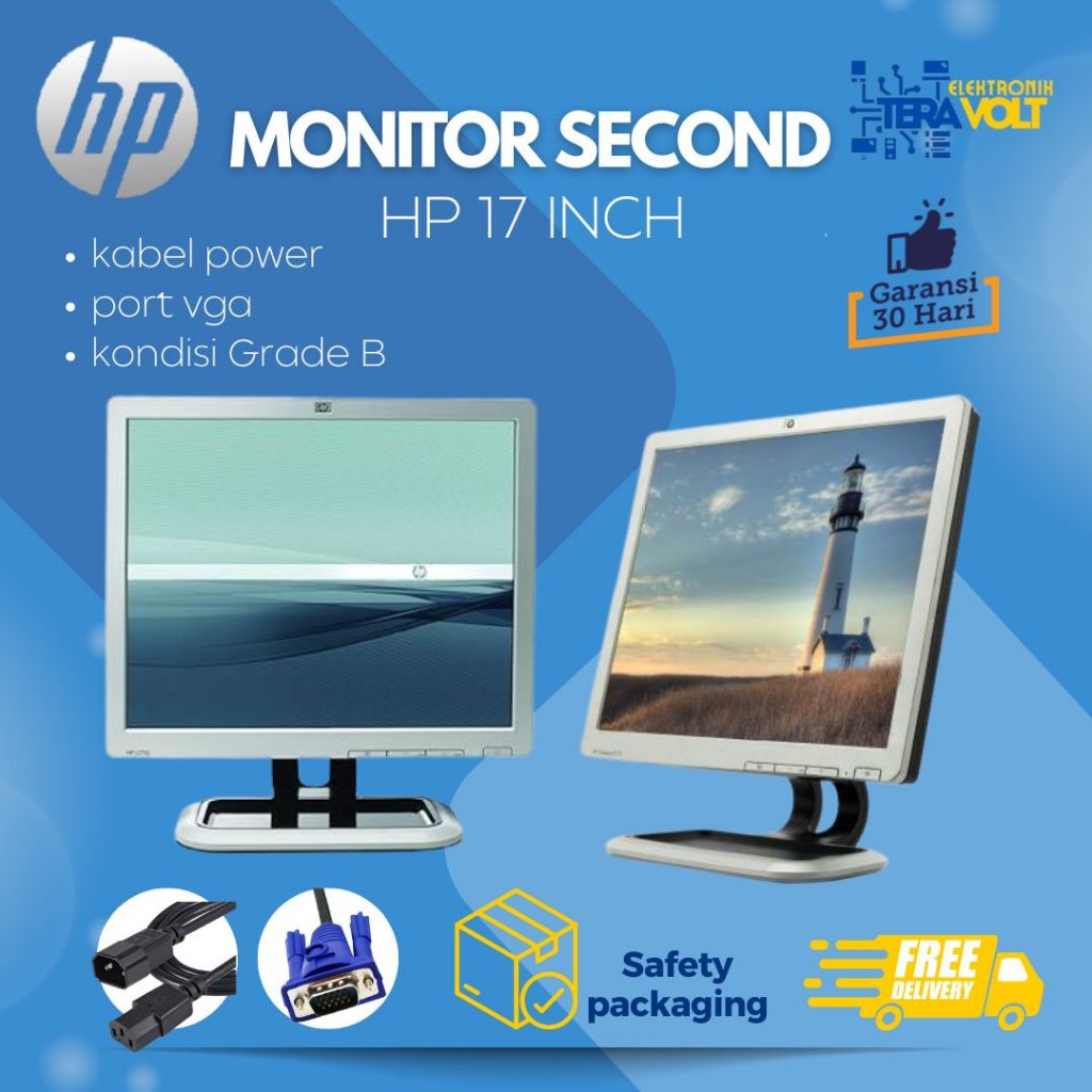 Jual JUAL MURAH MONITOR SECOND | HP 17 INCH | GRADE B | Shopee Indonesia