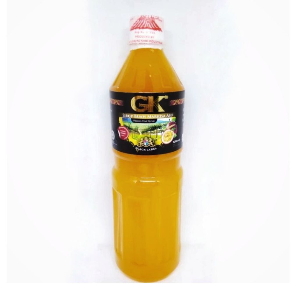 Jual Sirup Markisa Asli GK Black Label 500 ml • Original Passion Fruit ...