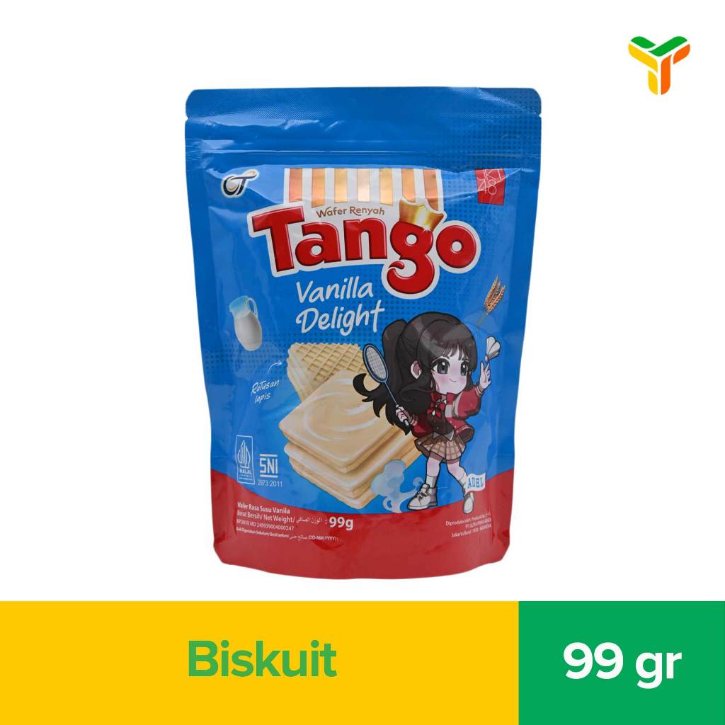 Jual Tango Wafer Pouch Vanila 100G | Shopee Indonesia