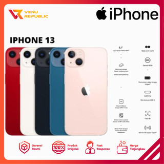 Jual APPLE iPhone 13 128GB 256GB 512GB A15 Bionic CPU 6C / GPU 4C Resmi ...