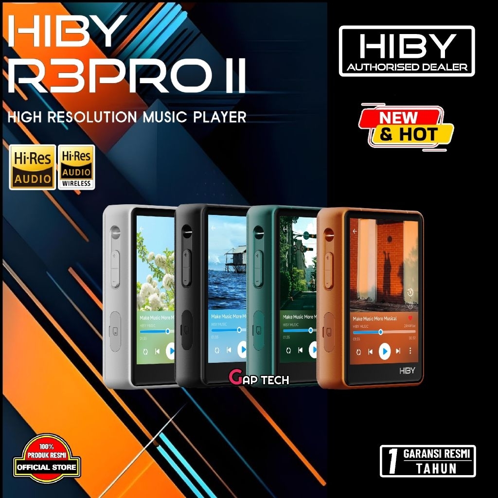 Jual HiBy R3Pro II / R3 Pro II / R3ProII Dual CS43198 Enhanced Pure Hi-Res Music Player ...