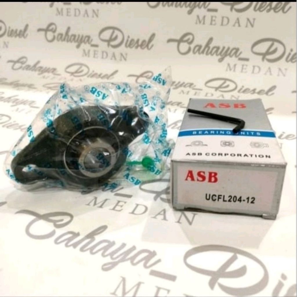 Jual ASB UCFL 204-12 PILLOW BLOCK LAHER BEARING DUDUK 3/4 INCH ORIGINAL ...
