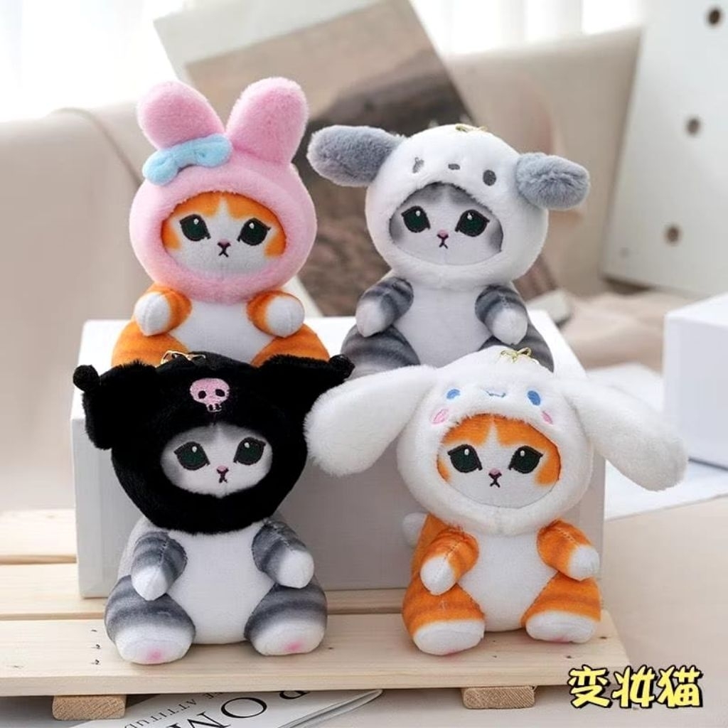 Jual GANTUNGAN KUNCI MOFUSAND | GANTUNGAN TAS BAGCHARM KUCING MOFUSAND ...