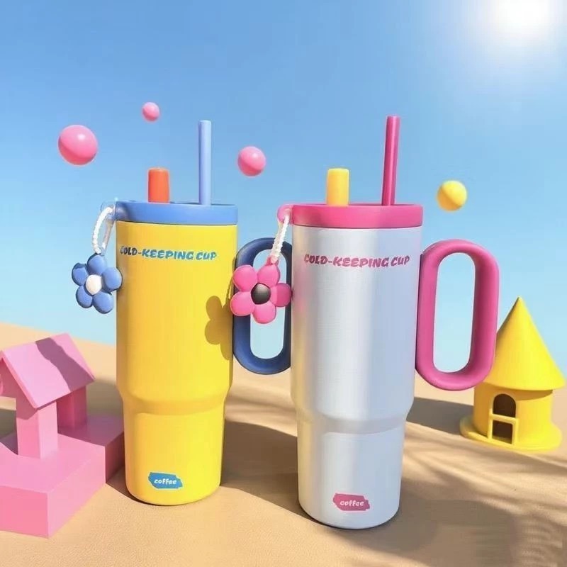 Jual Tumbler Botol Minum Handle 750ml Stainless SUS 316 Botol Minum ...