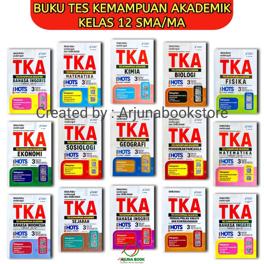 Jual BUKU TKA SMA/MA/SMK 2026 Tes Kemampuan Akademik PENERBIT PUTRA ...