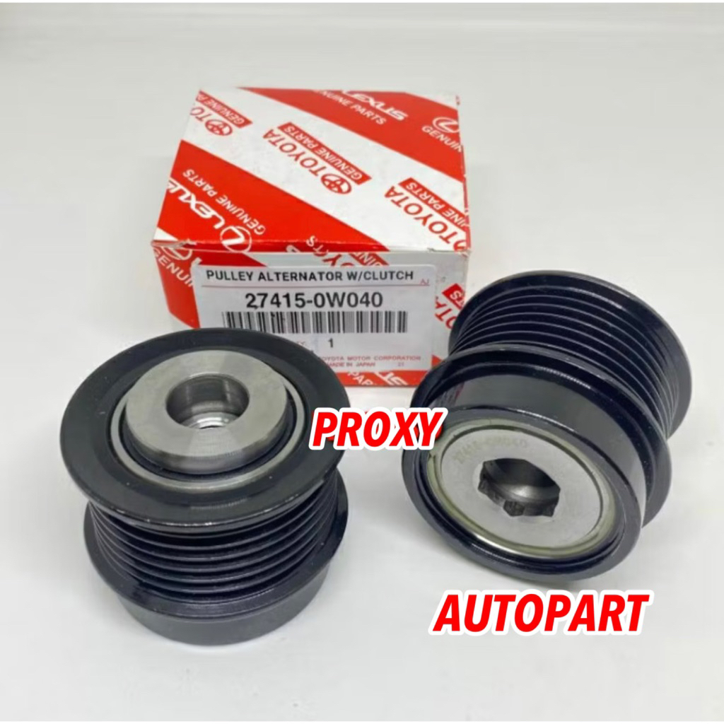 Jual Pulley Pully Alternator ALPHARD CAMRY VELLFIRE 27415-0W040 ASLI ...