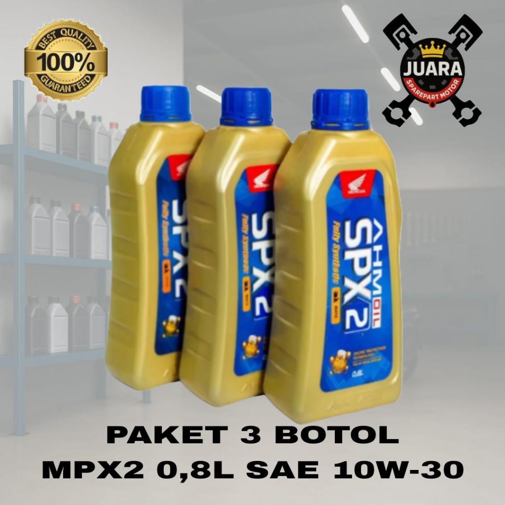 Jual OLI SPX2 MATIC 0,8L ( PAKET 3 BOTOL ) SAE 10W-30 FULL SYNTHETIC ...