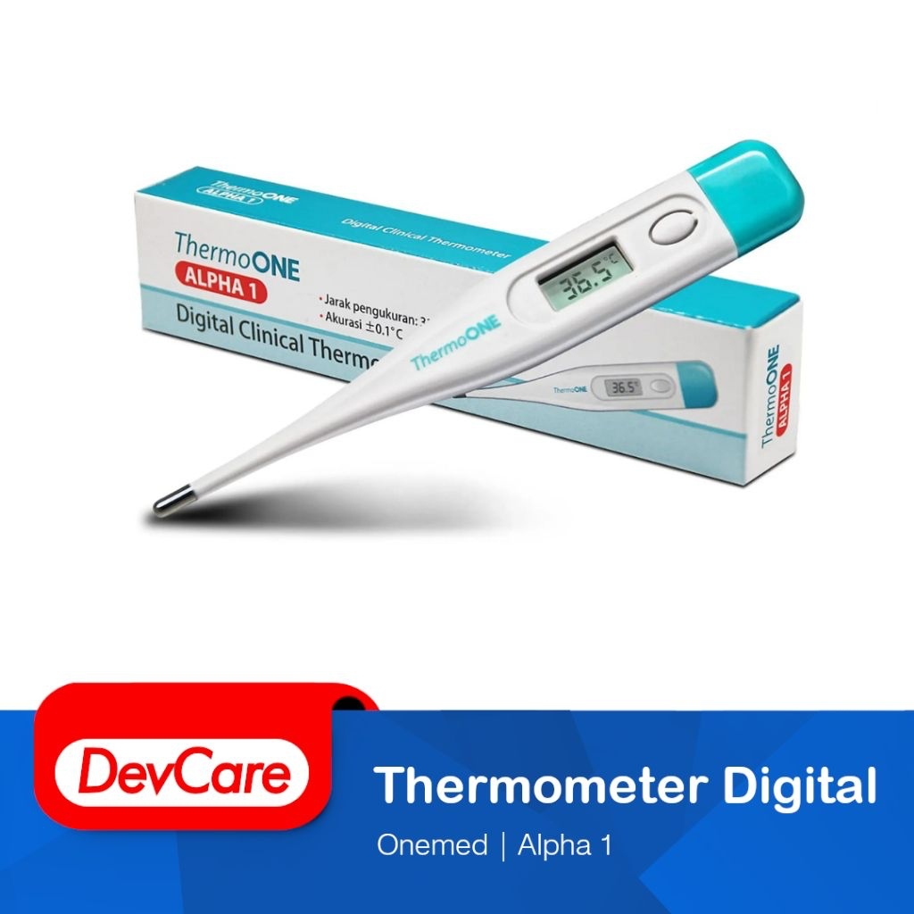 Jual Termometer Digital Alpha 1 ONEMED ThermoOne Alat Ukur Suhu Tubuh ...