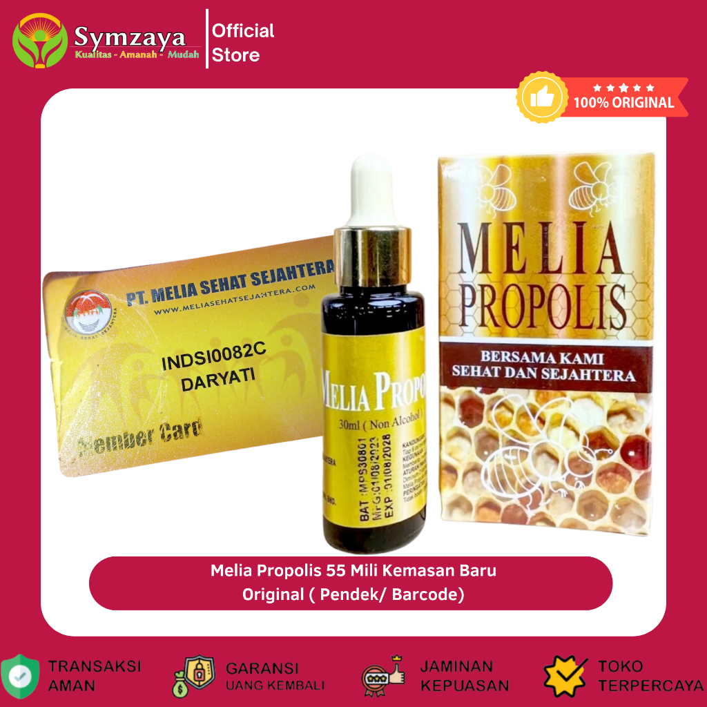 Jual Melia Propolis - Propolis Melia Sehat Sejahtera 55 ML Mili Kemasan ...
