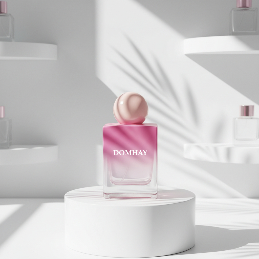 Jual 50ml KLSM OMBRE Glossy Pink Clear Bola Botol Parfum Semi Press ...