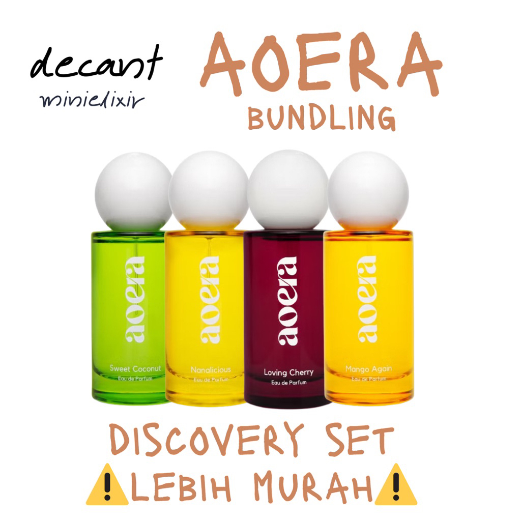 Jual [Decant] Discovery Set Aoera Fruity Series Eau de Parfum EDP All ...