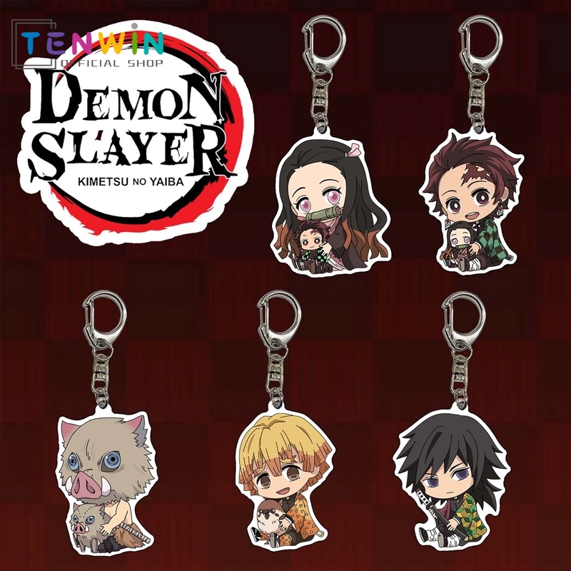 Jual GANTUNGAN KUNCI AKRILIK ANIME DEMON SLAYER/JUJUTSU KAISEN -TENWIN ...