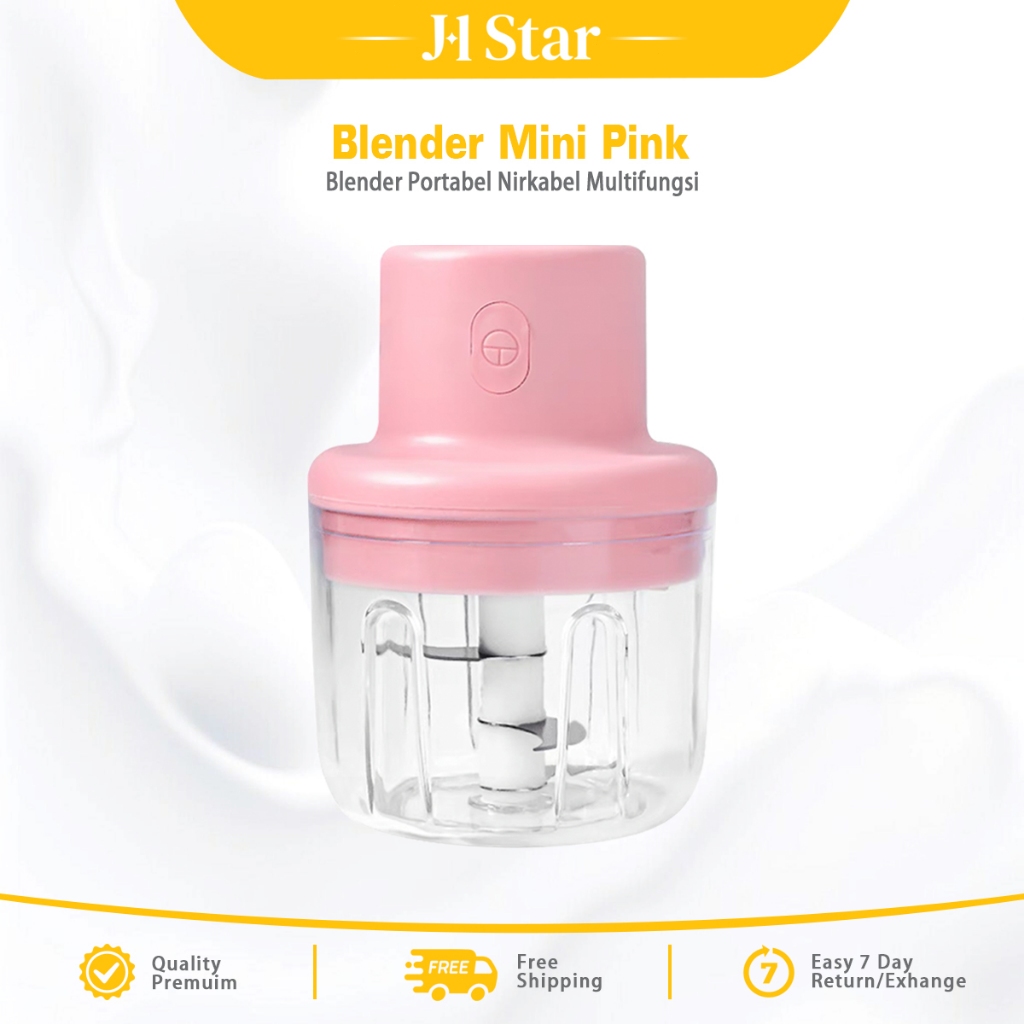 Jual Mini Blender Elektrik Choper Blender Mini Pink | Shopee Indonesia