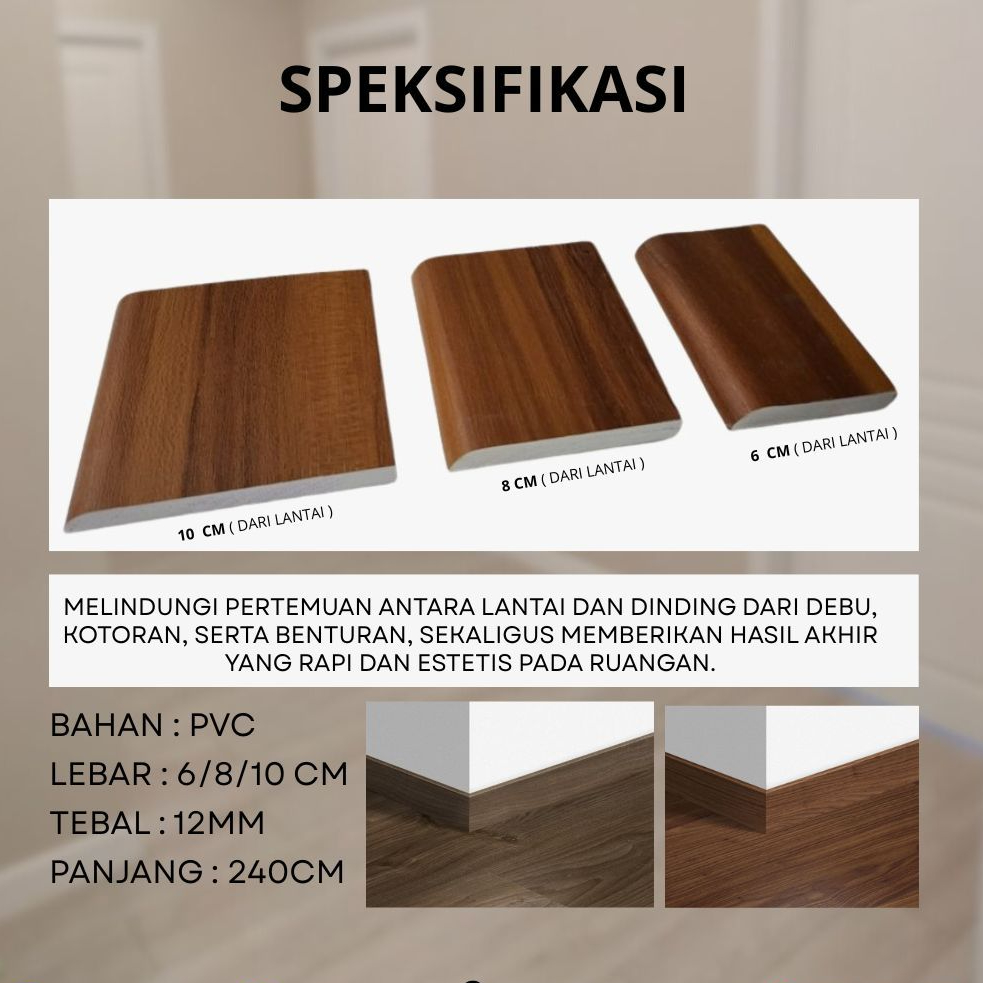 Jual List Plin / List Plank PVC – Finishing Elegan untuk lantai Vinyl ...