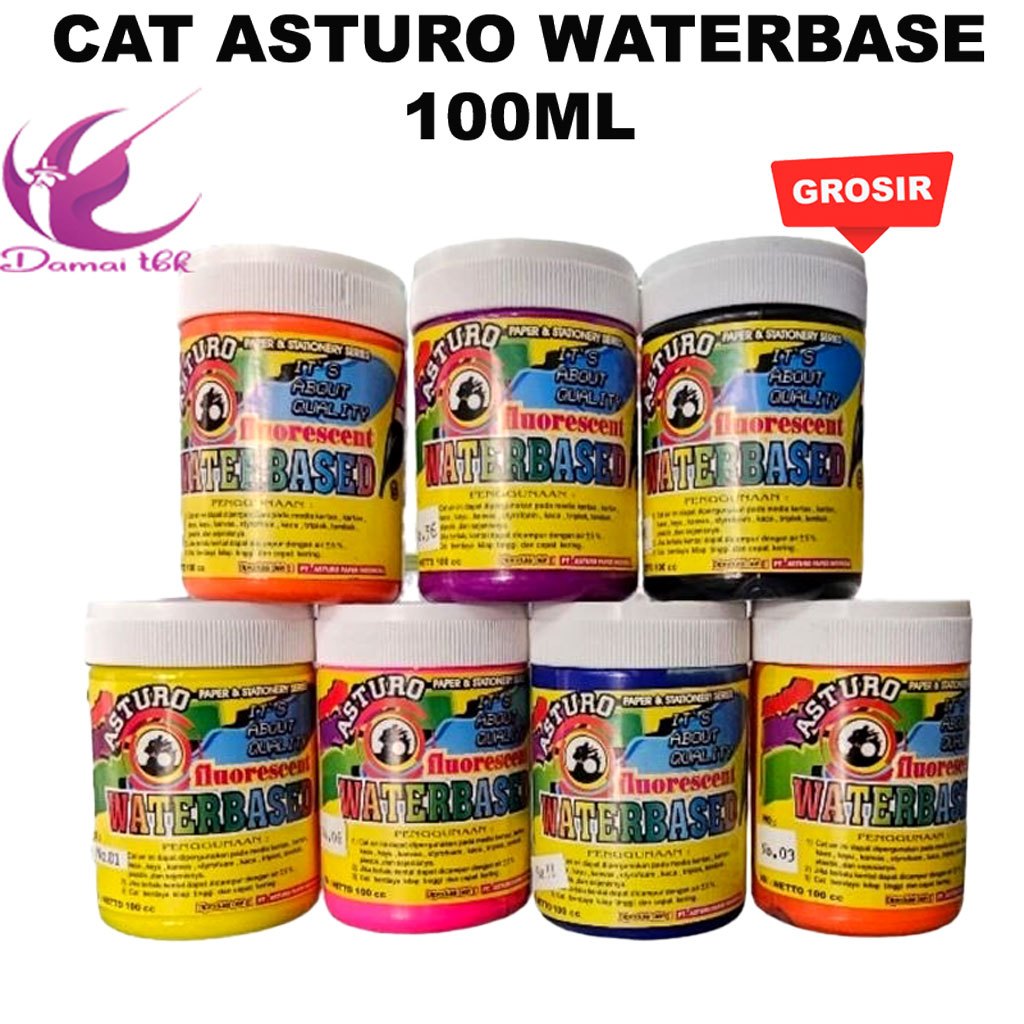 Jual Cat Asturo Water Based 100ML | Shopee Indonesia
