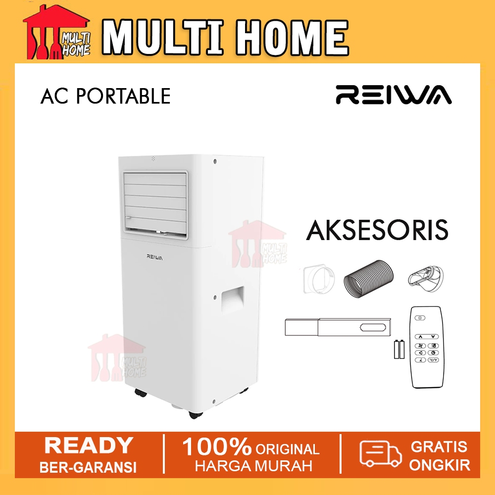 Jual Reiwa AC Portable 1 PK Air Conditioner Portable CP-0901RB Putih ...