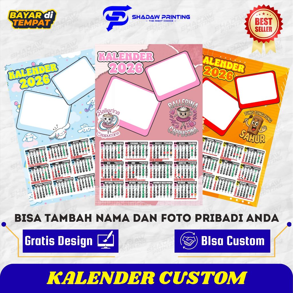 Jual Cetak Kalender Unik – Mulai dari Satu Desain, Banyak Kenangan PART ...