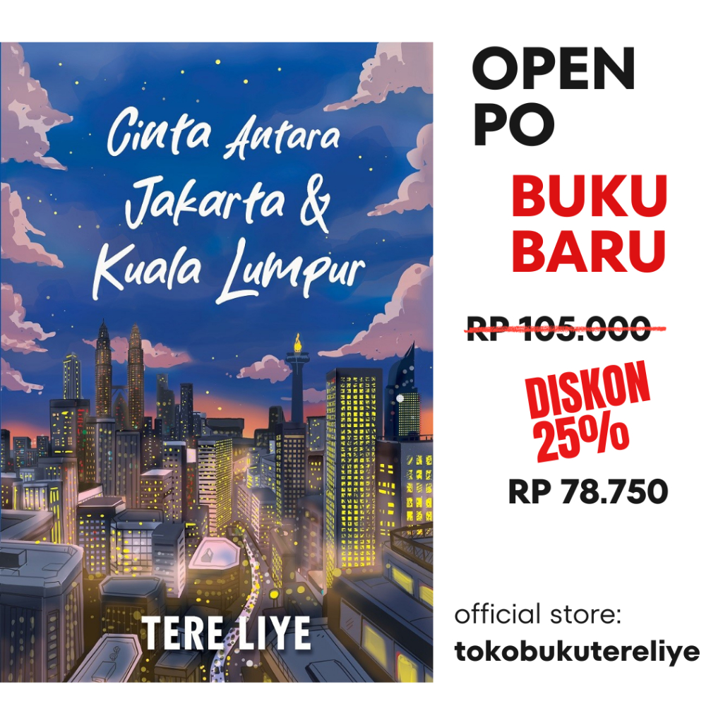 Jual Tere Liye - CAJKL (Cinta Antara Jakarta & Kuala Lumpur) | Shopee ...