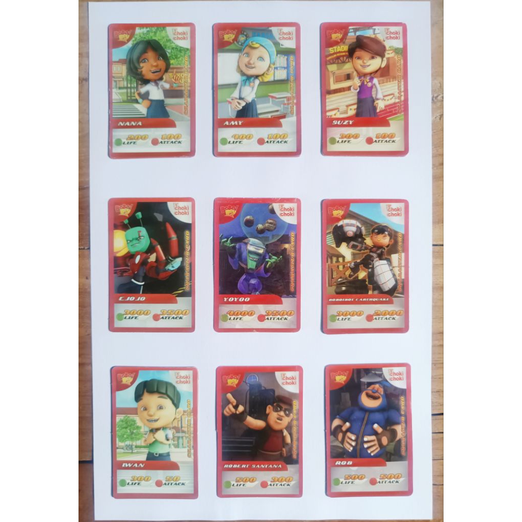 Jual Kartu Choki Choki AR Boboiboy 2015 #1 | Shopee Indonesia