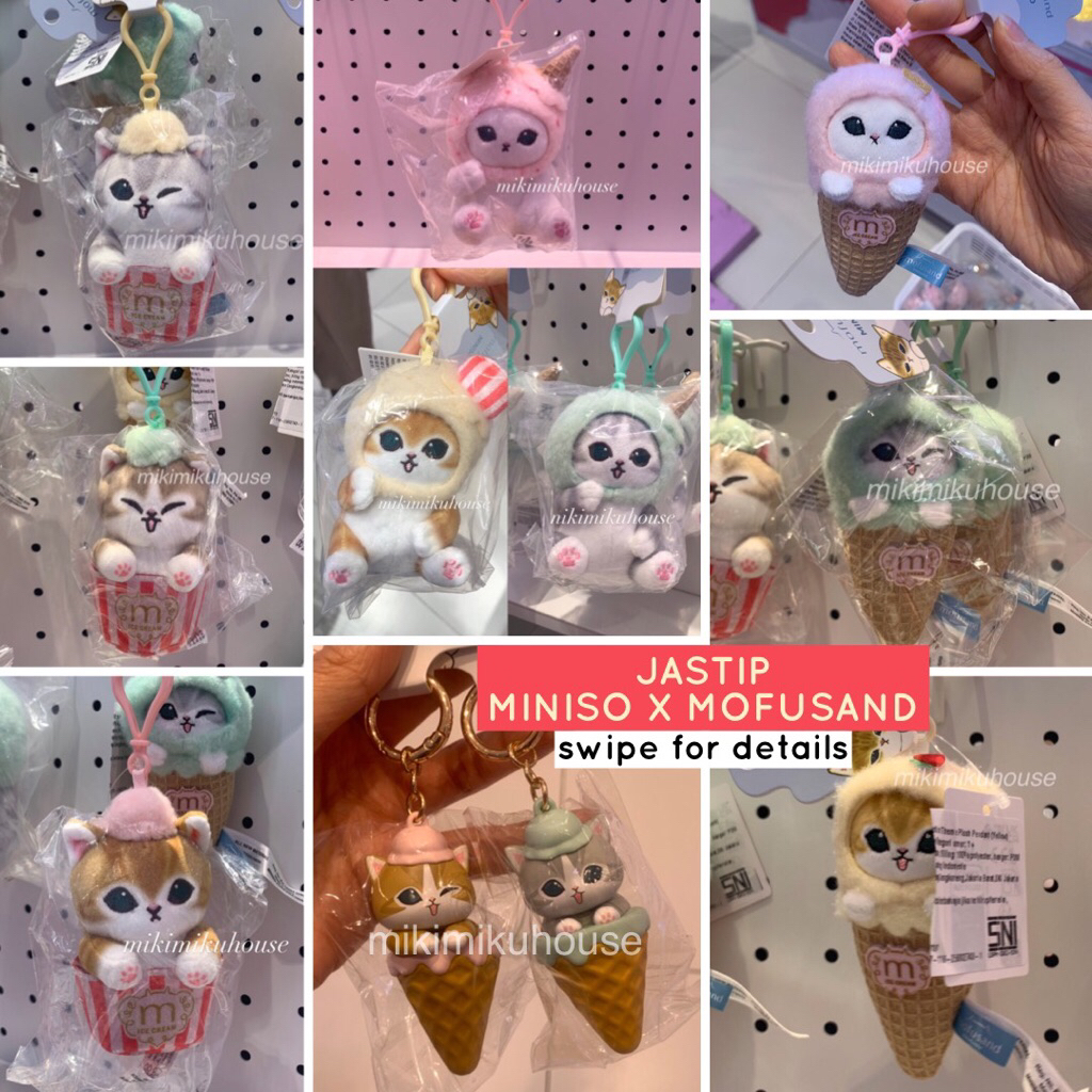 Jual MINISO x MOFUSAND DOLL KEYRING KEYCHAIN GANTUNGAN MOFUSAND SHARK ...