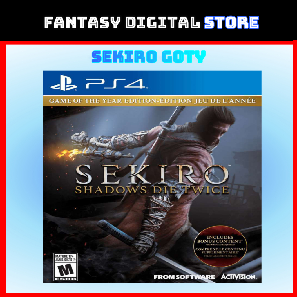 Jual Sekiro Shadows Die Twice GOTY PS4 PS5 DIGITAL | Shopee Indonesia