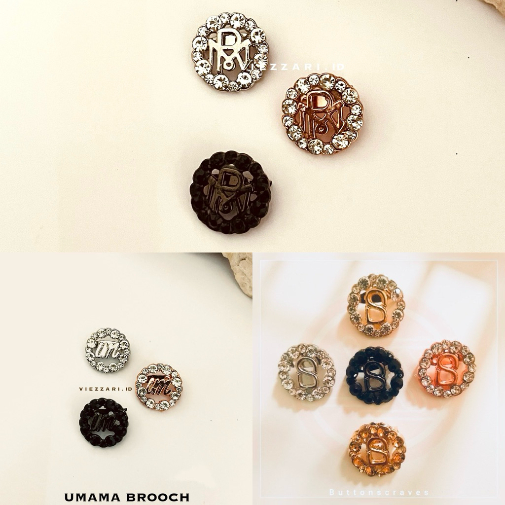 Jual Bros Buttonscraves l Umama l RiaMiranda Premium Kecil Kristal Bros ...