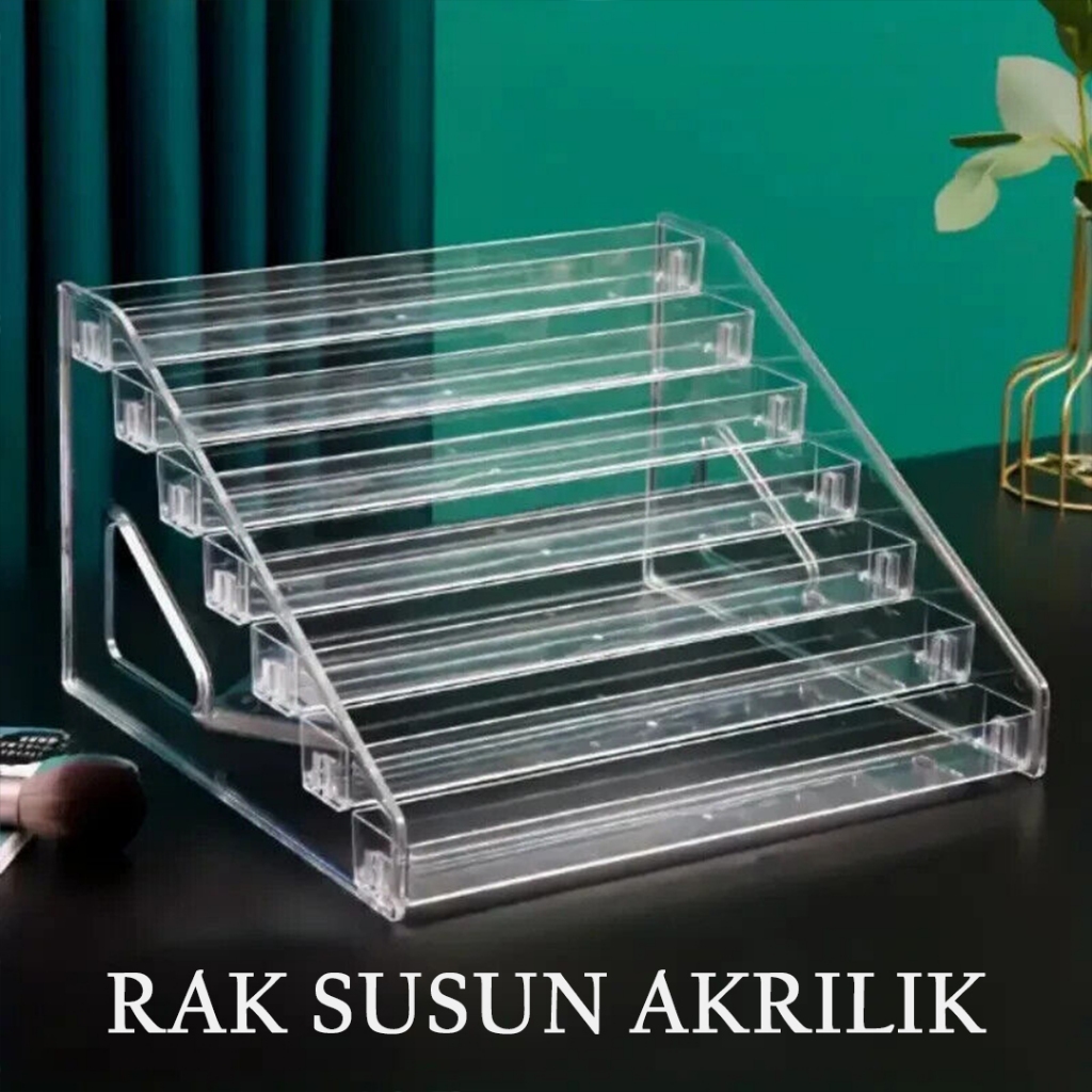 Jual SN-K42 Rak Organizer Acrylic 4-7TINGKAT / Rak Akrilik Tempat botol ...