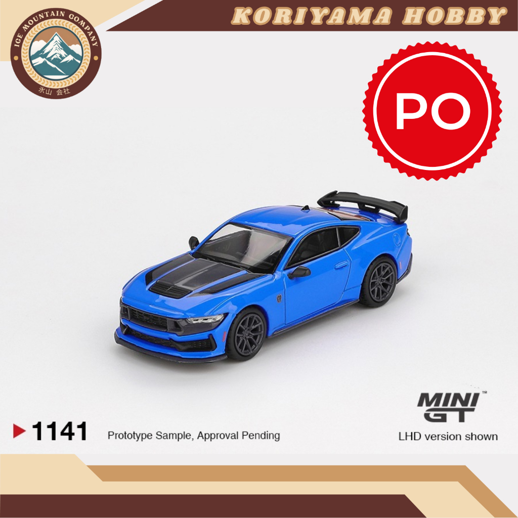 Jual Mini GT 1141Ford Mustang Dark Horse 2024 Grabber Blue MiniGT ...