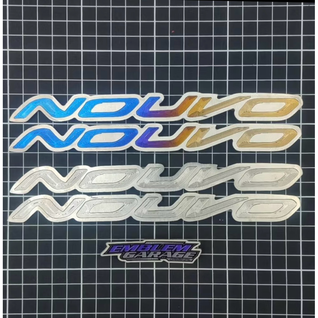 Jual Emblem Titanium Logo Nouvo Z Vietnam Original | Shopee Indonesia