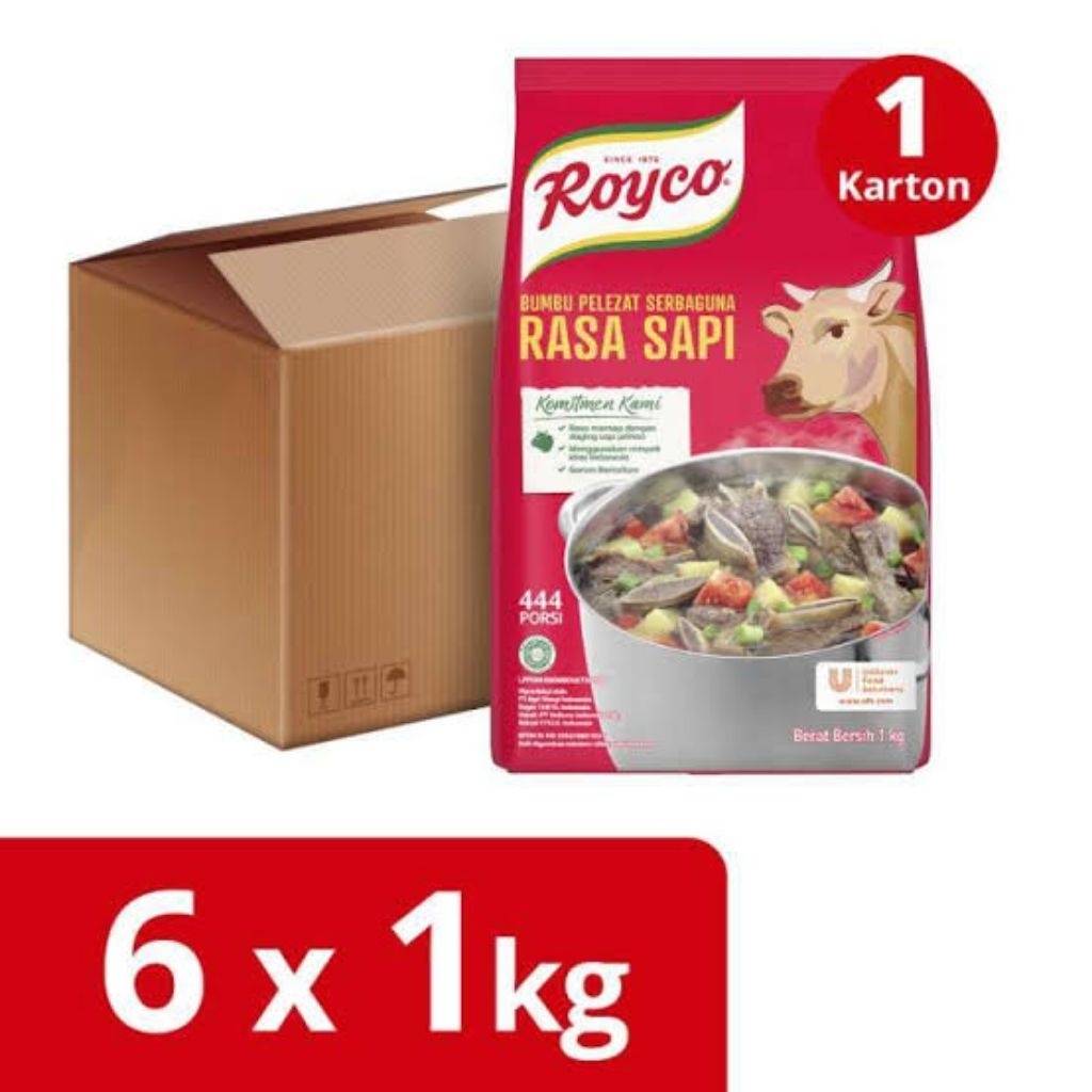 Jual Royco sapi 1kg x 6pcs (1karton) | Shopee Indonesia