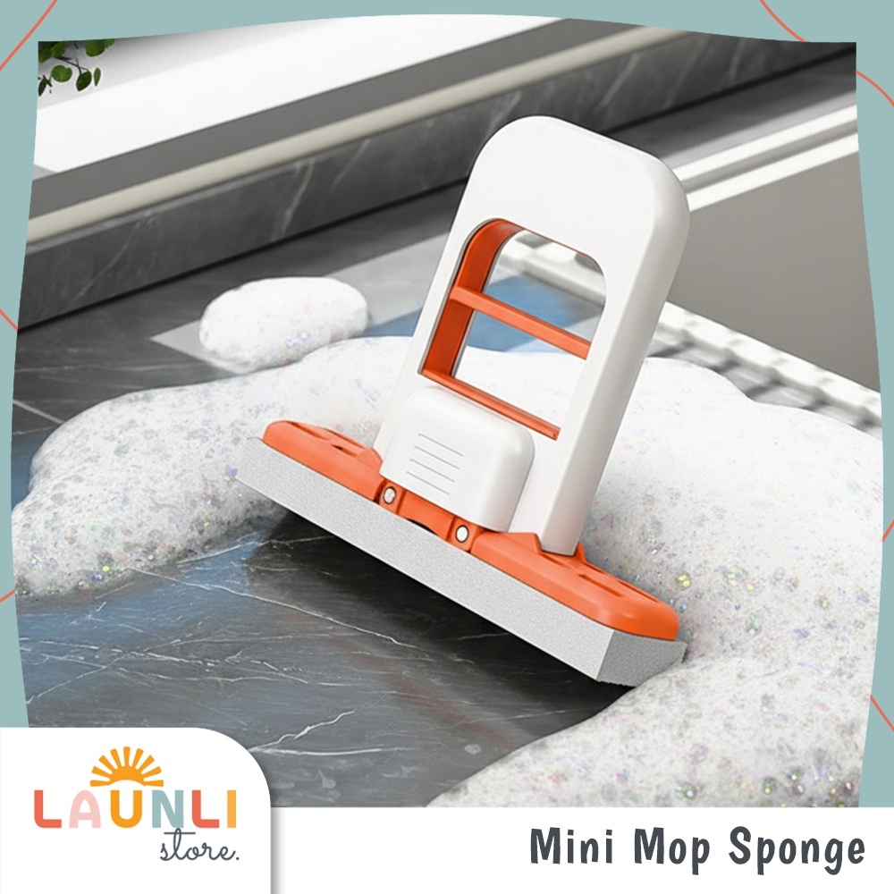 Jual Alat Pel Mini Mop Spons Portable Pembersih Lantai Kaca Rumah ...
