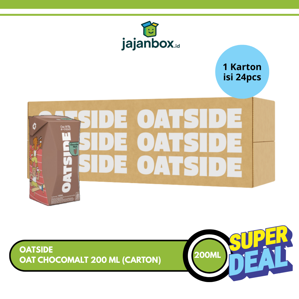 Jual Oatside Oat Milk Chocomalt 200ML Karton ISI 24 PCS | Shopee Indonesia