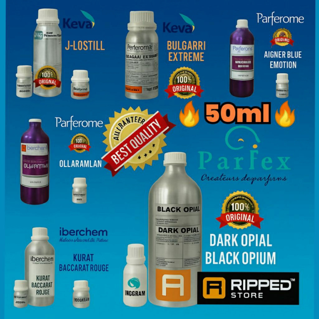Jual 50ml Bibit Parfum Murni Refill Premium Pria Wanita | Shopee Indonesia
