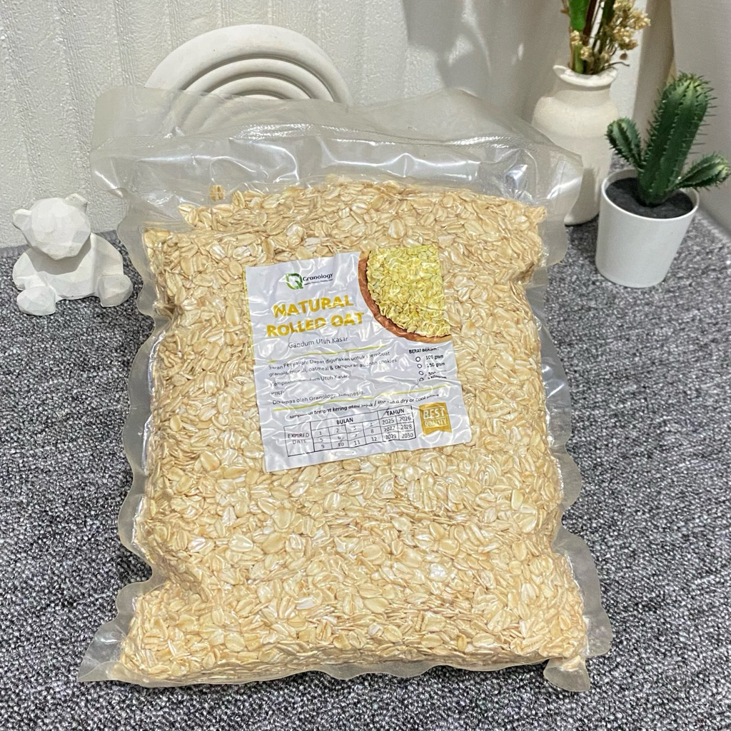 Jual Rolled Oat | Gandum Utuh Kasar 1kg | Shopee Indonesia