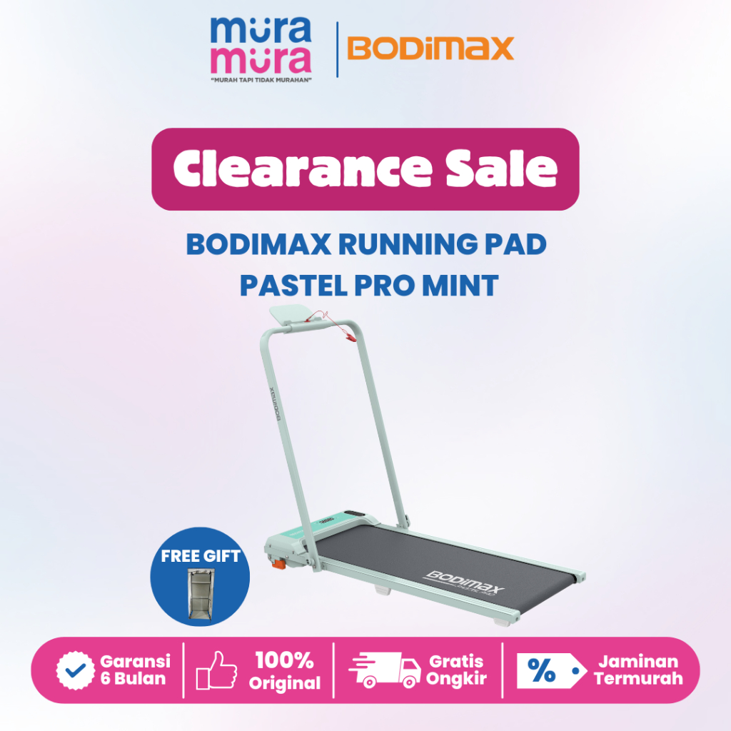 Jual Clearance Sale Bodimax Pastel Pro Treadmill Pastel Incline ...