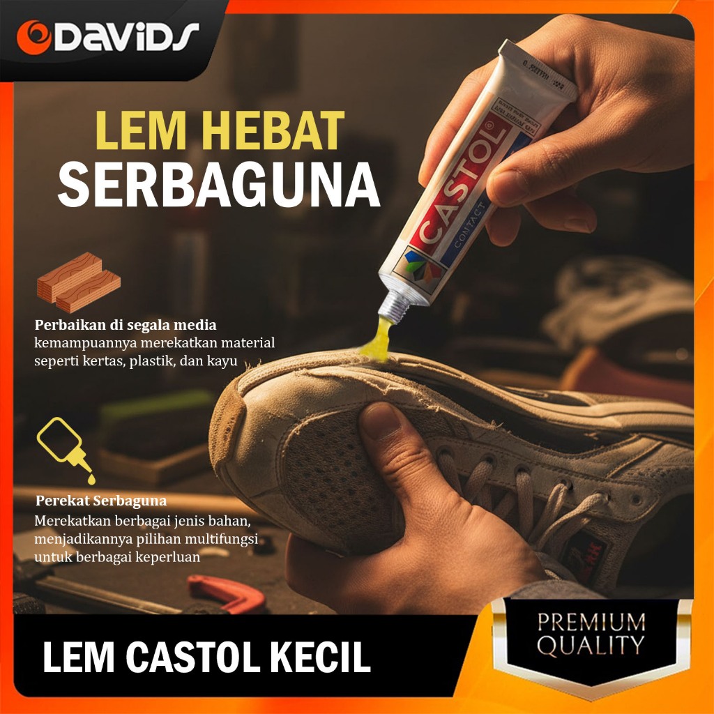 Jual Castol Lem Kuning Sepatu Tas Serbaguna Mini | Shopee Indonesia