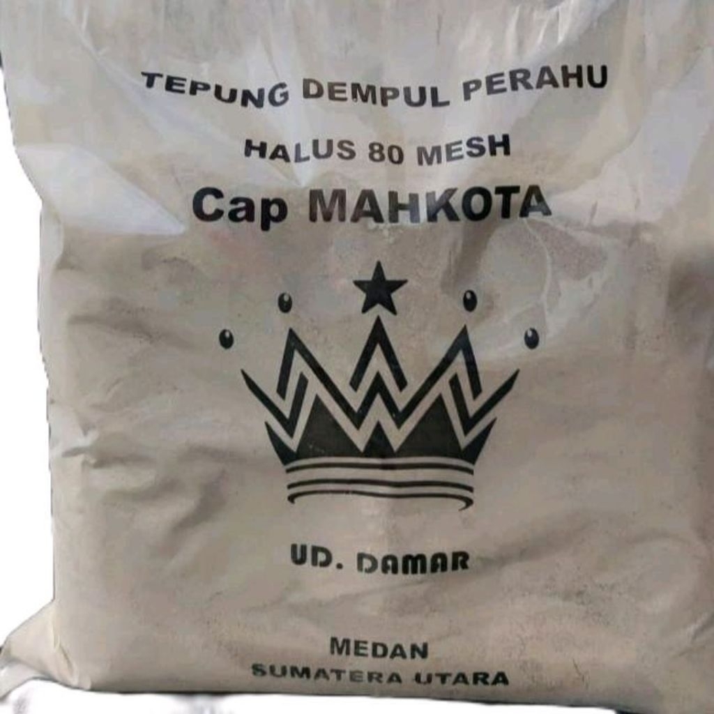 Jual Bubuk kayu damar dempul perahu dan furniture cap mahkota | Shopee ...