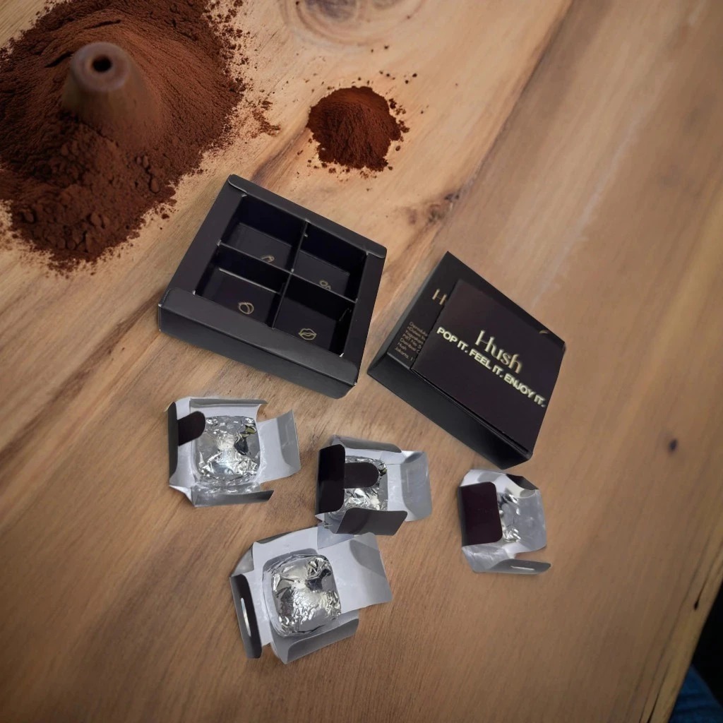 Jual hush chocolate premium coklat manis untuk si manis 1box isi 4pcs ...