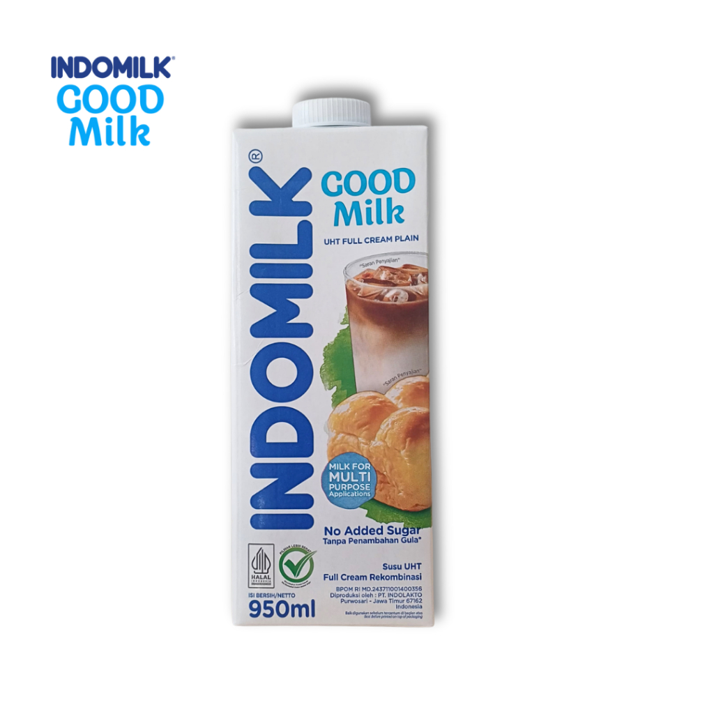 Jual Susu Indomilk UHT Full Cream Plain - Multi Purpose Applications ...