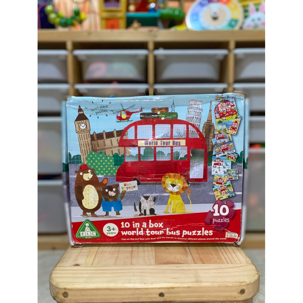 Jual ELC 10 in a Box World Tour Bus Puzzles - Set Puzzle ELC | Shopee ...